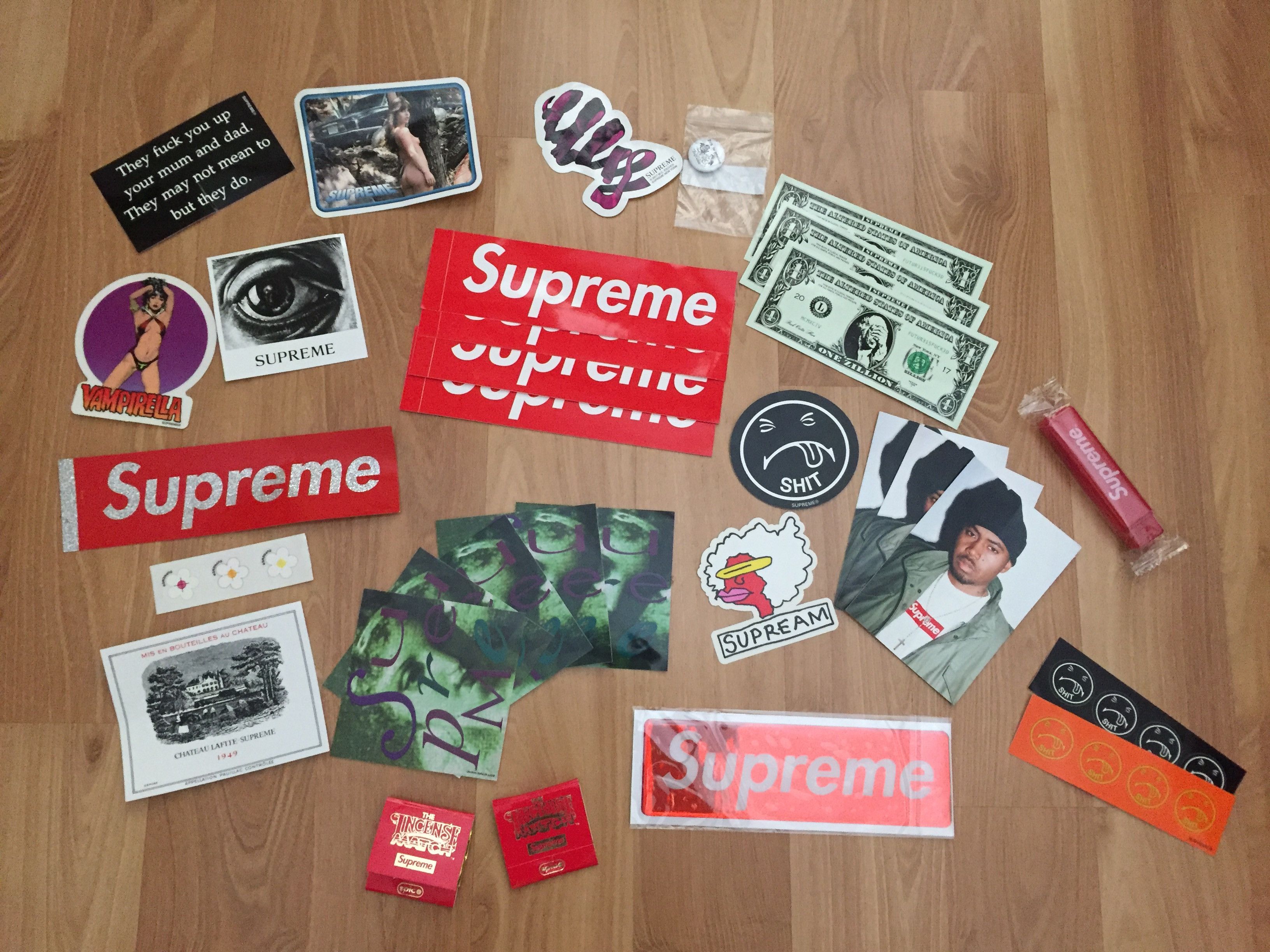 Supreme *CHEAP* Supreme Accessories (ss17/fw17) (stickers, incents ...