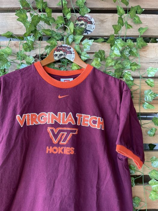 Nike Vintage Virginia Tech Shirt Nike Center Swoosh 90’s M | Grailed