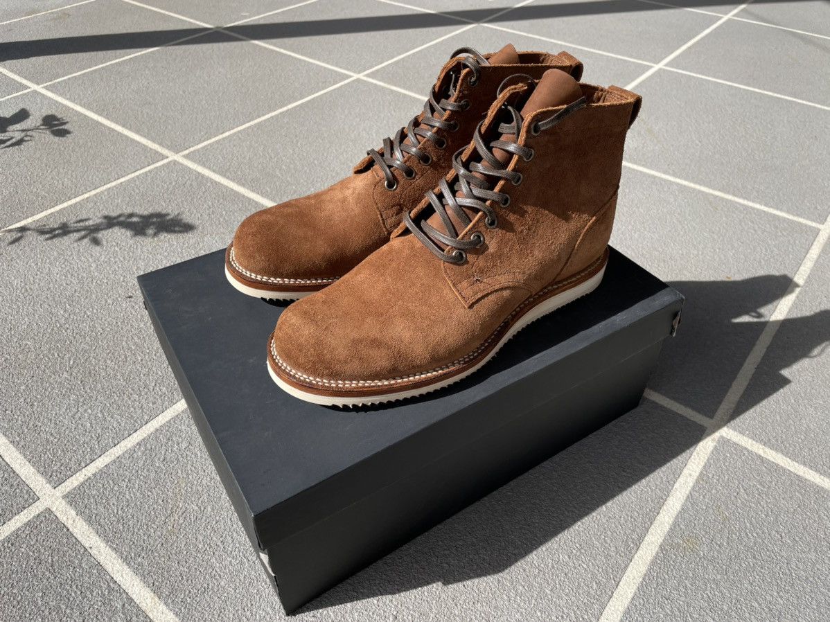 Viberg Viberg Service Boot Aged Bark Roughout Mini Ripple Sole | Grailed