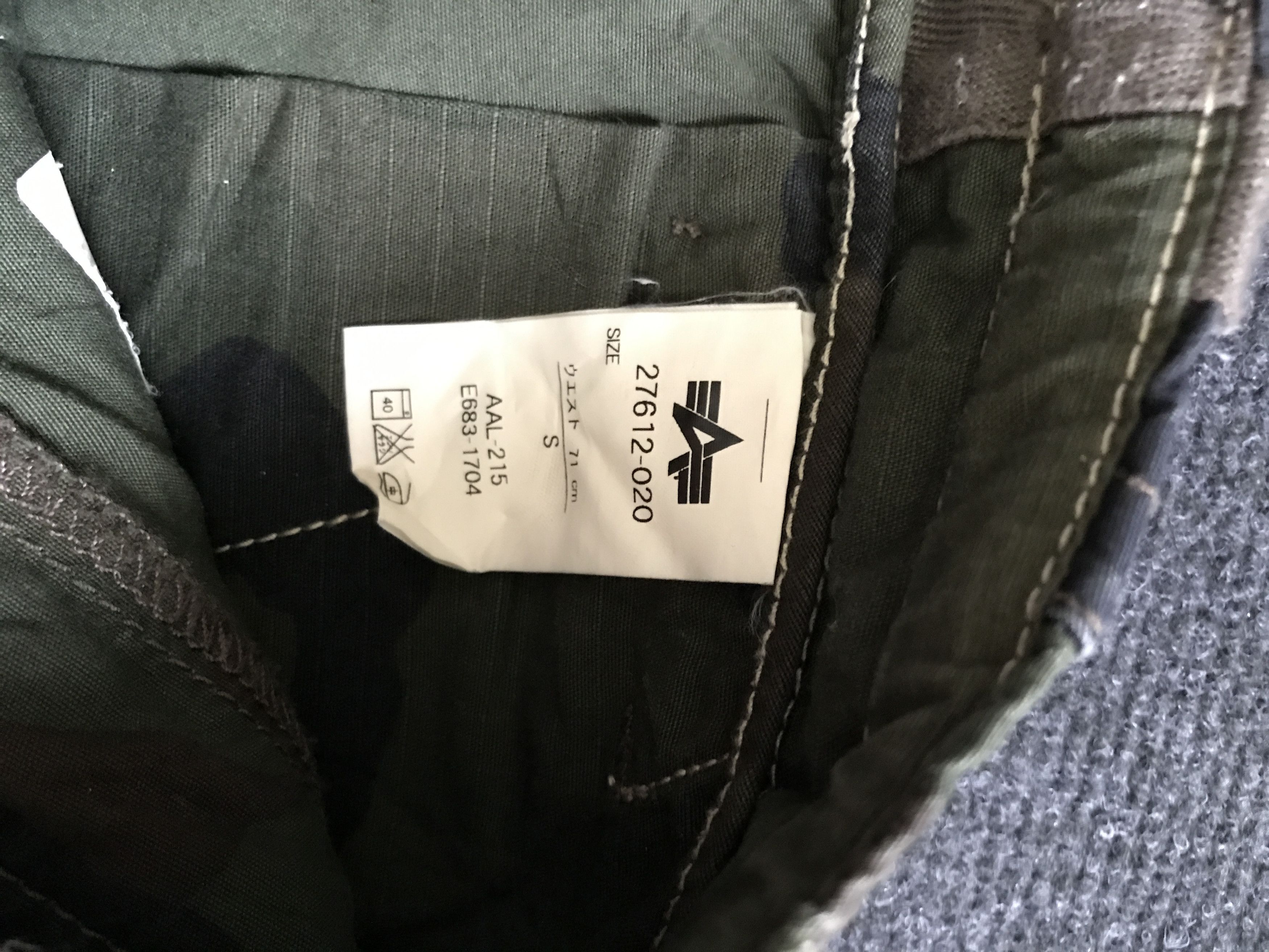 Alpha Industries CP117 ALPHA IND. Military Camo Cargo Pant | Grailed