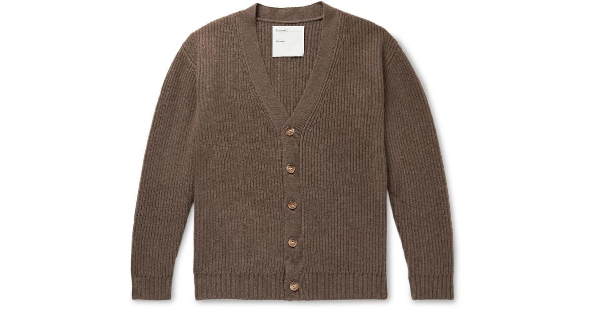 Entireworld Brown 'Big Cardi' Cardigan | Grailed