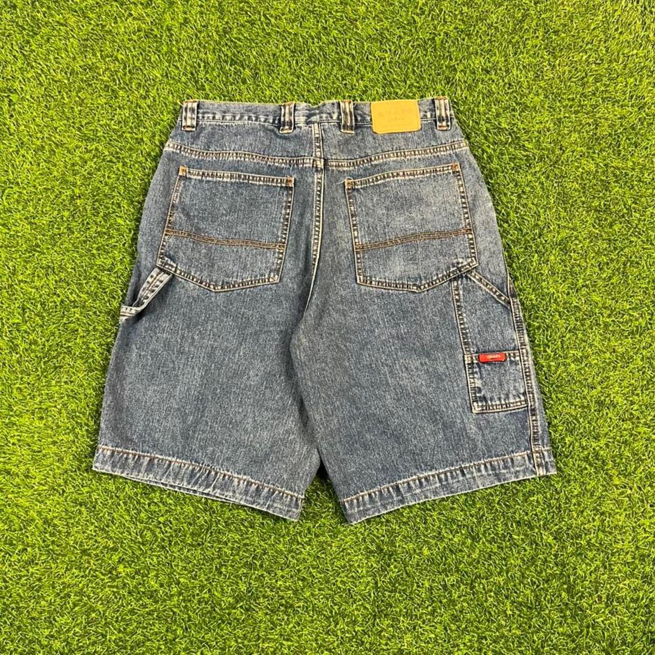 Chaps × Streetwear × Vintage Vintage Y2K baggy carpenter jean shorts ...
