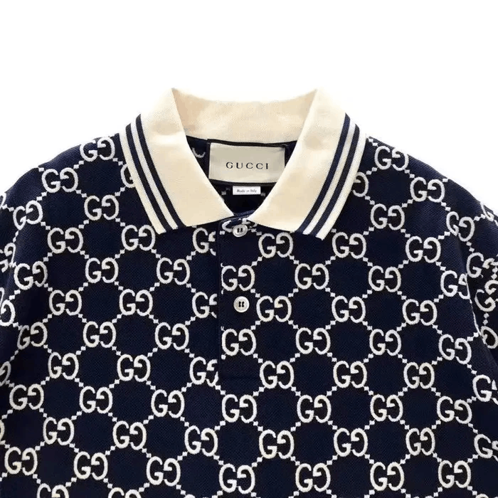 Gucci Gucci Monogram Logo Polo Shirt | Grailed
