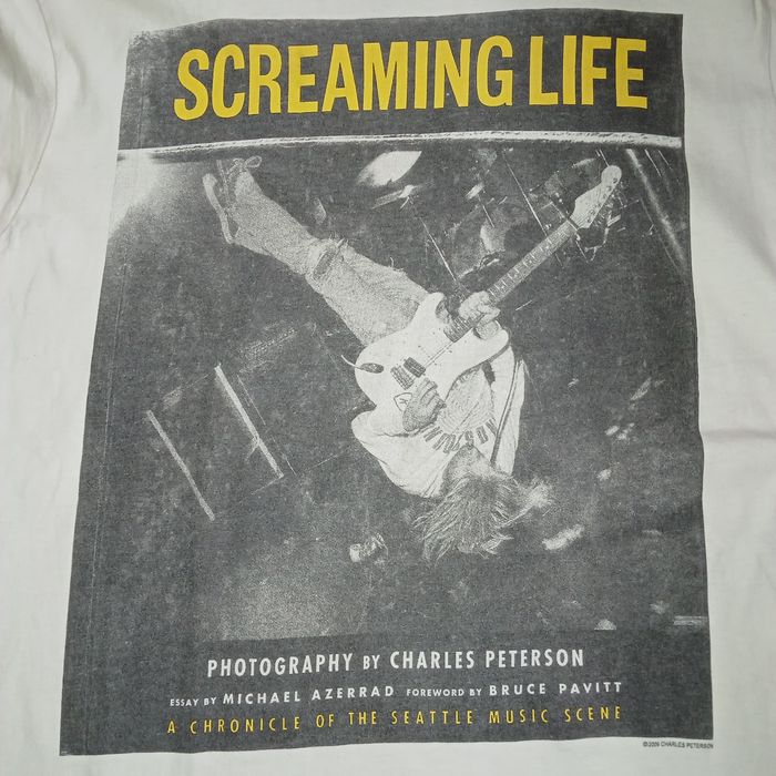 Nirvana Vintage Screaming Life Kurt Cobain Photo by Charles Peterson ...