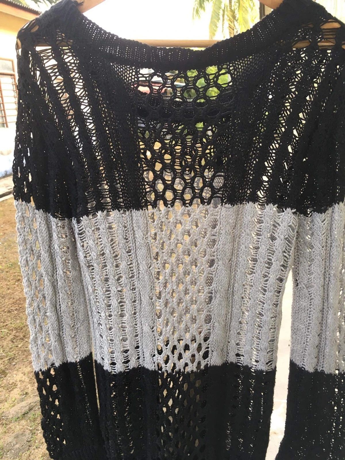 Designer × OVER THE STRiPES 📌Very Rare Mesh Net Sexy DURER Stripe ...