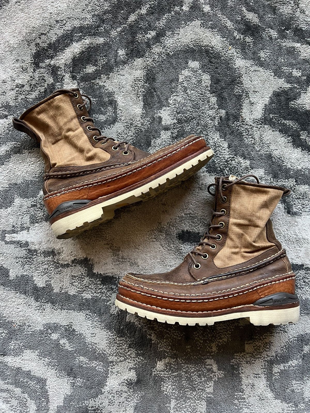 Visvim Visvim Grizzly Boots Hi Folk | Grailed