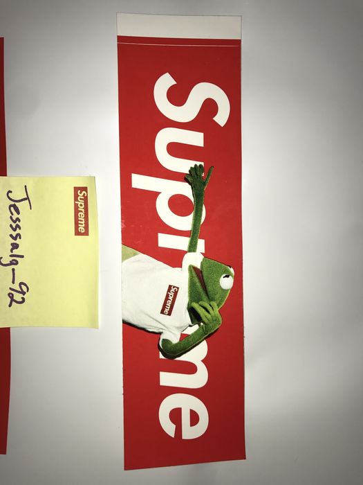 Supreme Kermit Box Logo Sticker | Grailed