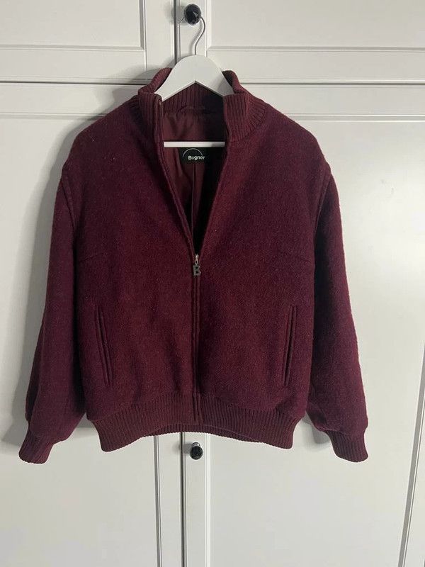 Bogner × Vintage Vintage Wool Bomber Jacket Bogner 1980 S | Grailed