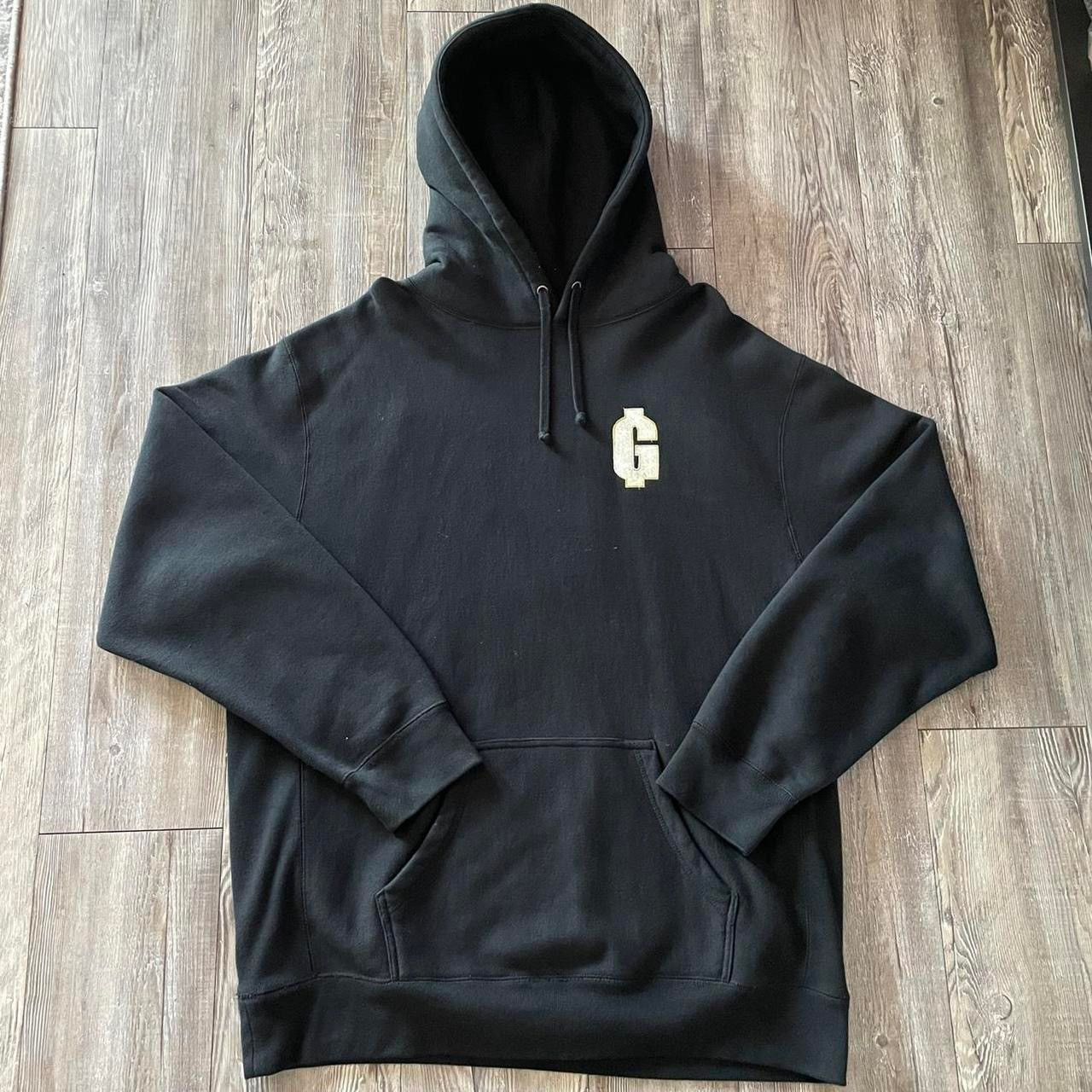 Goth Money Goth Money Records Gold Bling Logo Hoodie | Grailed