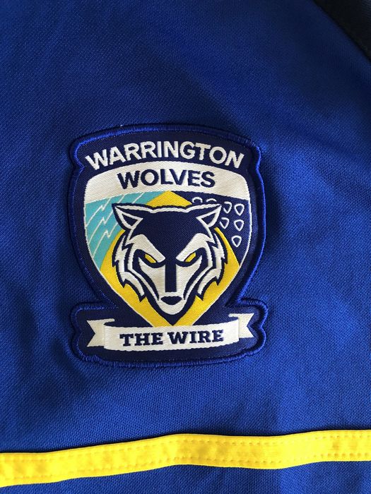 Sportswear ONEILLS WARRINGTON WOLVES RUGBY THE WIRE POLO JERSEY SHIRT ...