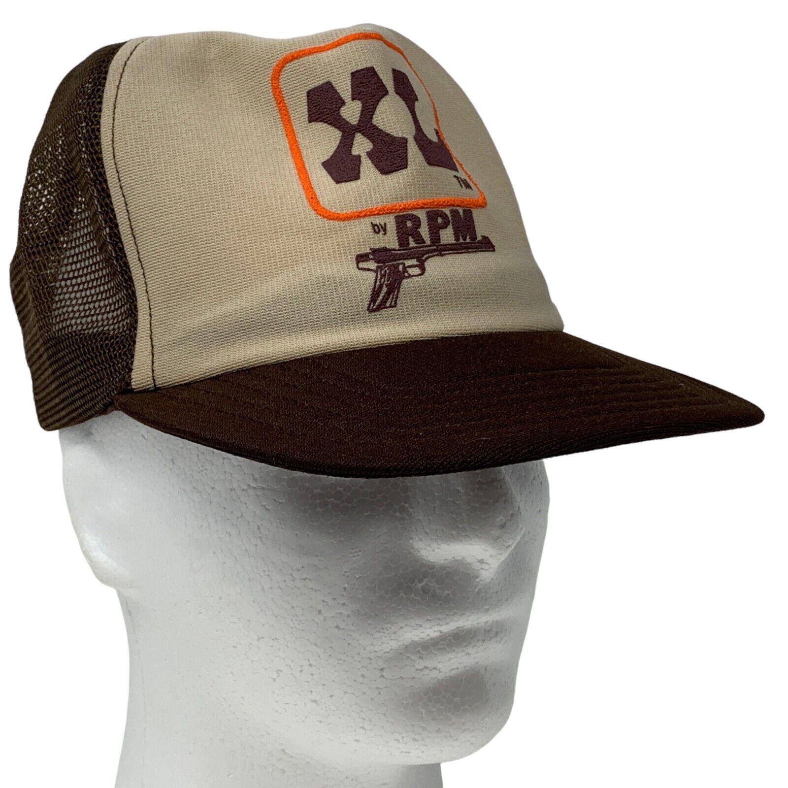 Vintage Vintage 80s RPM XL Pistol Snapback Trucker Hat Handgun Gun ...