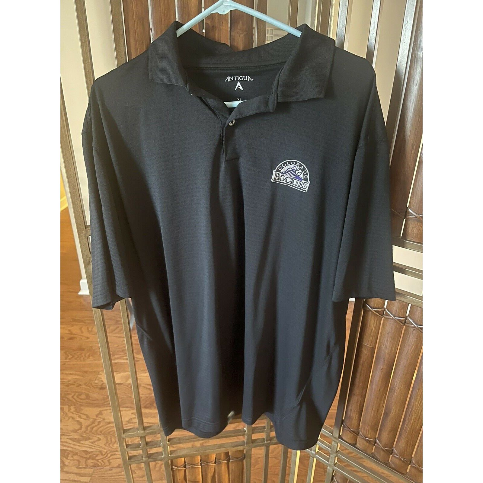 Antigua Antiqua Colorado Rockies MLB Golf Polo Shirt Size Xtra Large ...