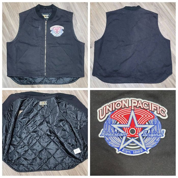 North End Vtg North End Union Pacific Railroad American Original Vest ...
