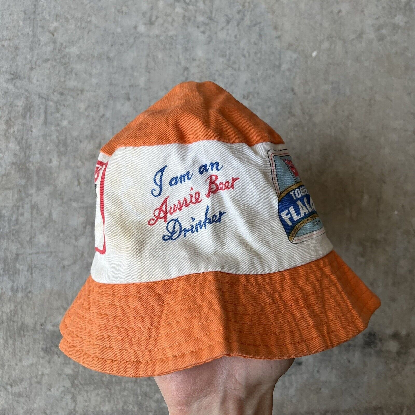 Vintage Vintage 60s All-Over Print Aussie Bucket Hat Beer | Grailed