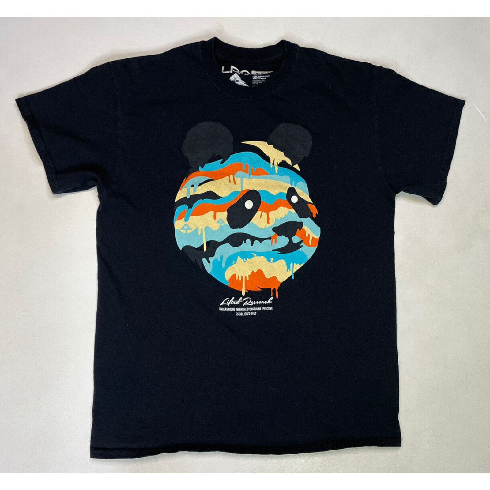 LRG LRG Lifted Research Group Panda Graphic T-shirt Men Adult Medium Black | Grailed