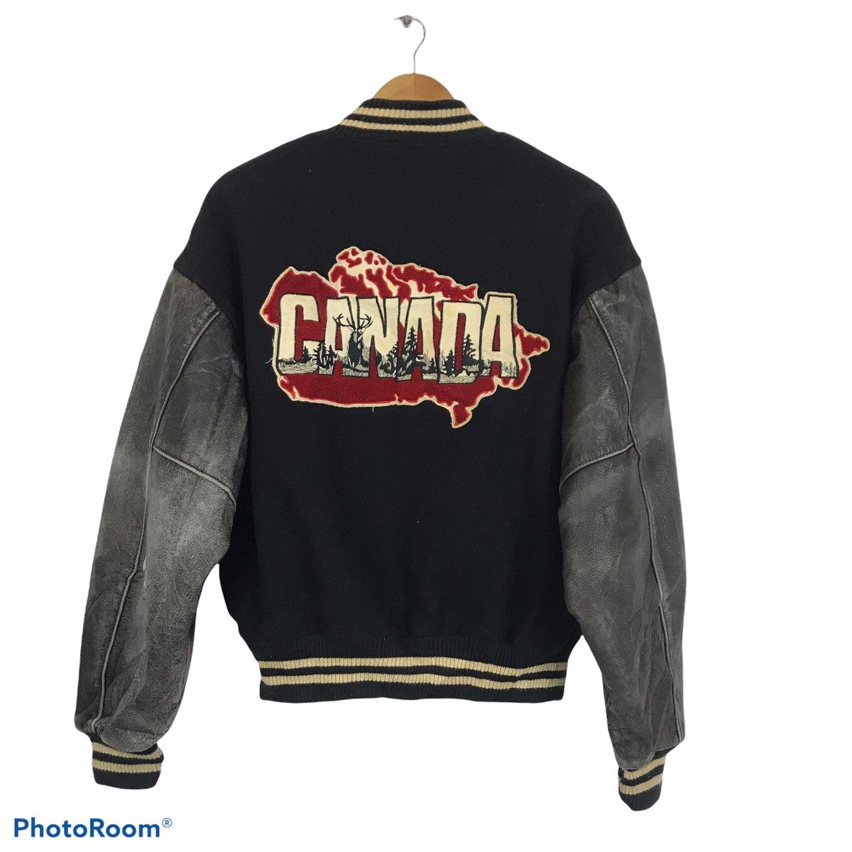 Canada × Made In Canada × Varsity Jacket Roots sporting goods Canada ...