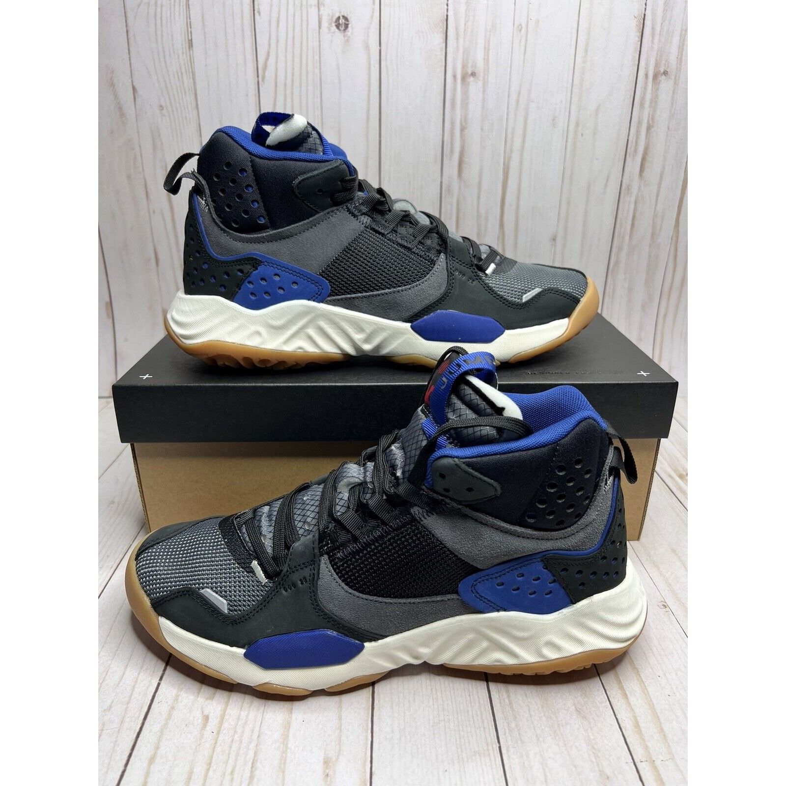 Nike Jordan Delta Mid Storm Blue Black Grey Mens Size 12 | Grailed