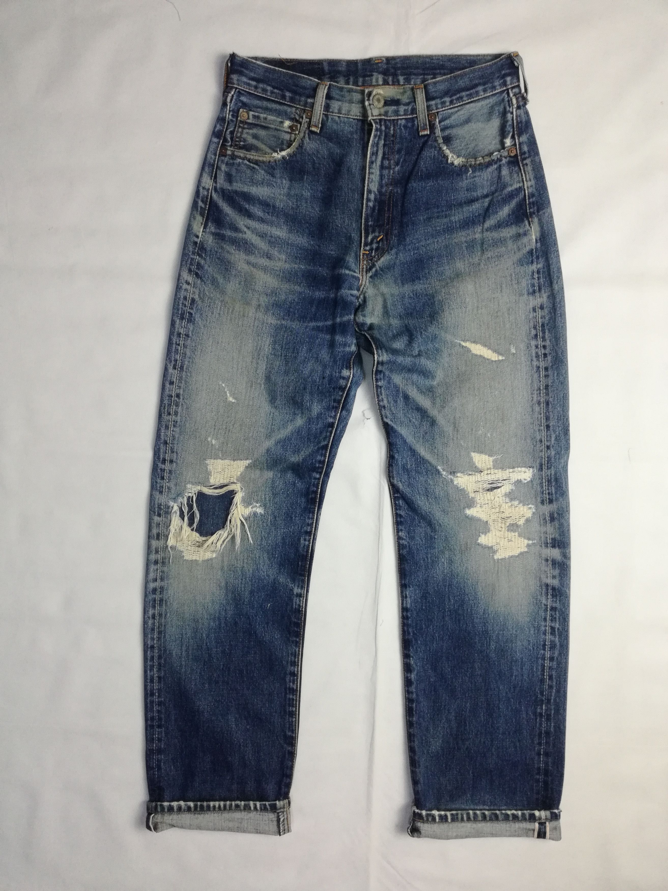 Levi's × Levi's Vintage Clothing Reworked 90s Levis 502 Big E Selvedge ...