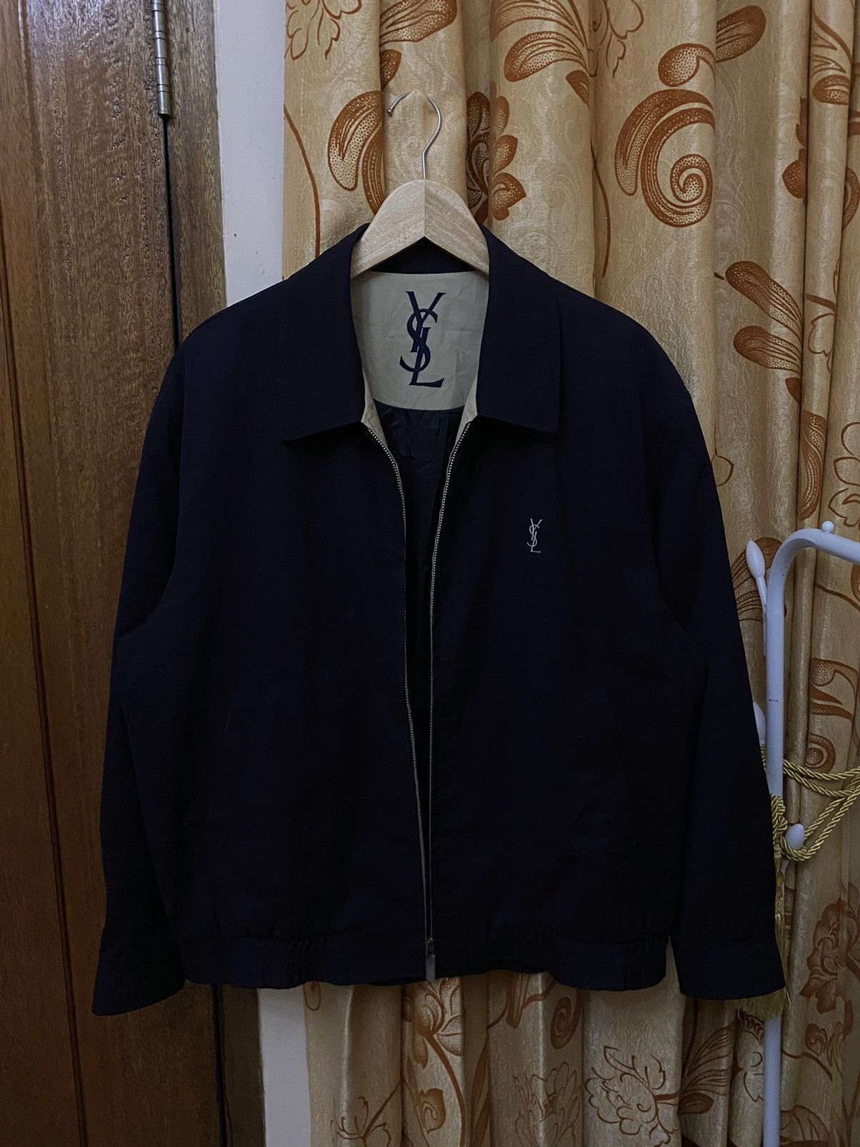 Vintage Vintage Yves Saint Laurent x Ysl Jacket 🔥BIG LOGO🔥 | Grailed