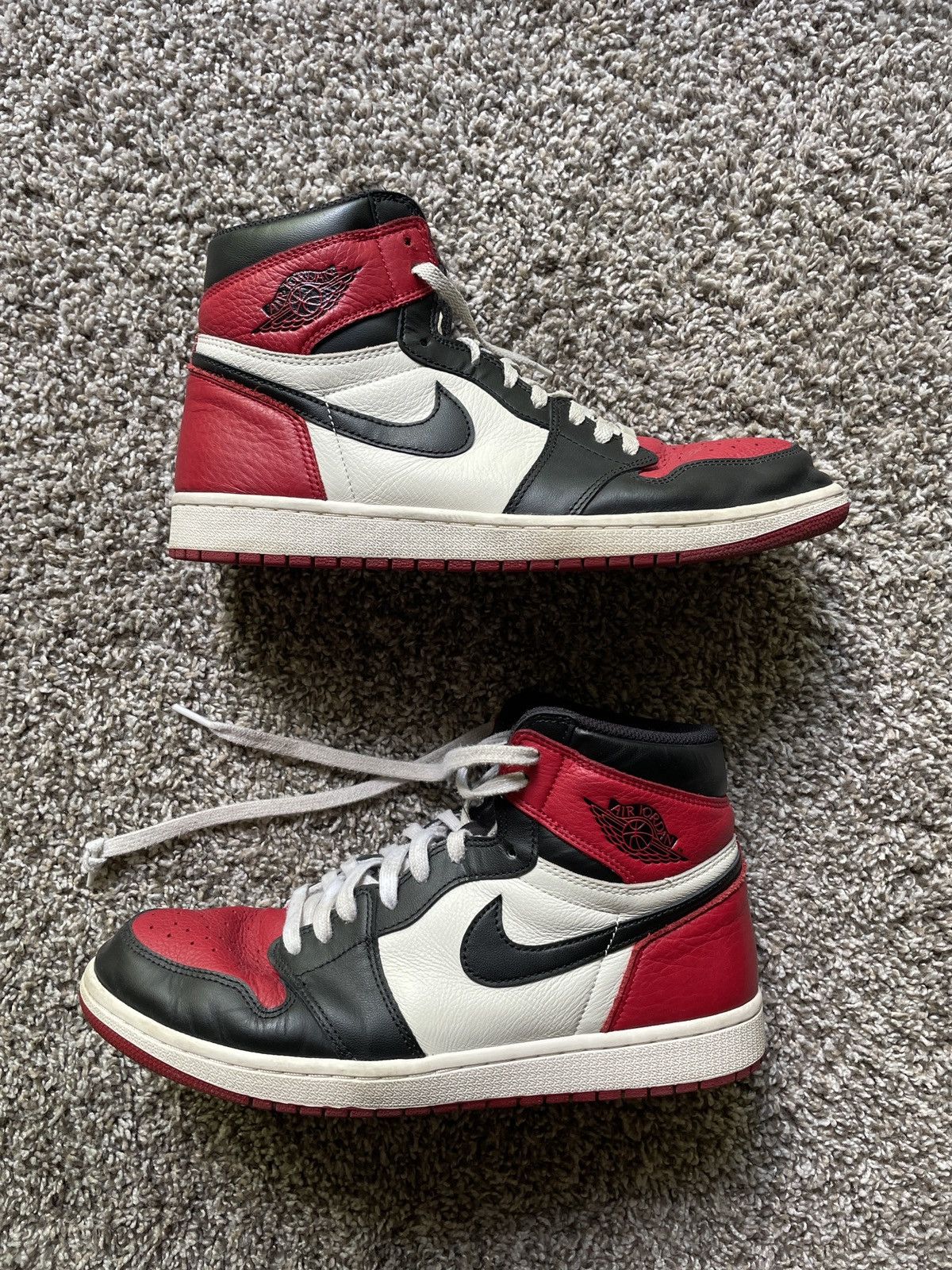 Jordan Brand × Nike GRAIL Air Jordan 1 Retro High OG Bred Toe 2018 ...