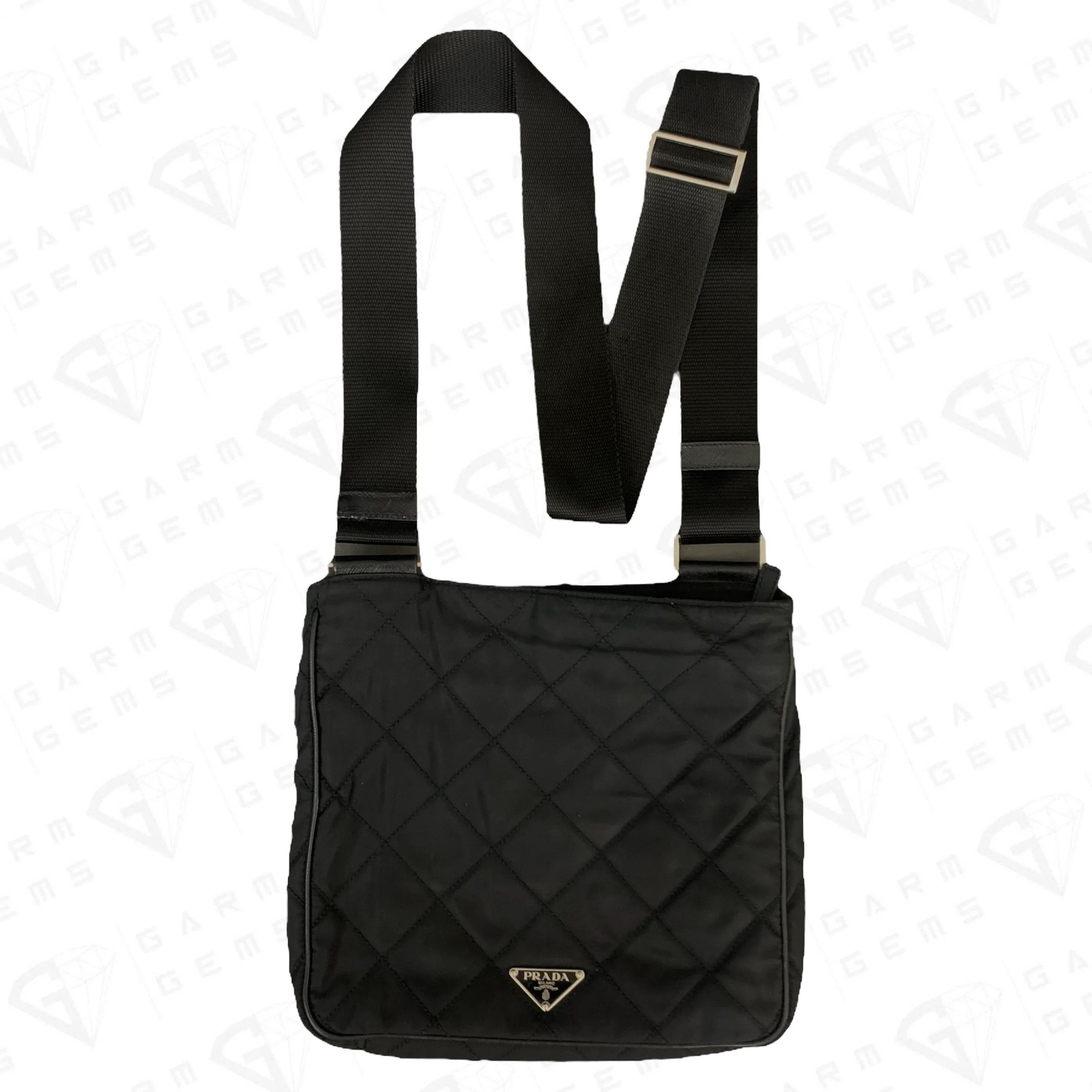 Prada Prada Diamond Quilted Crossbody Bag | Grailed