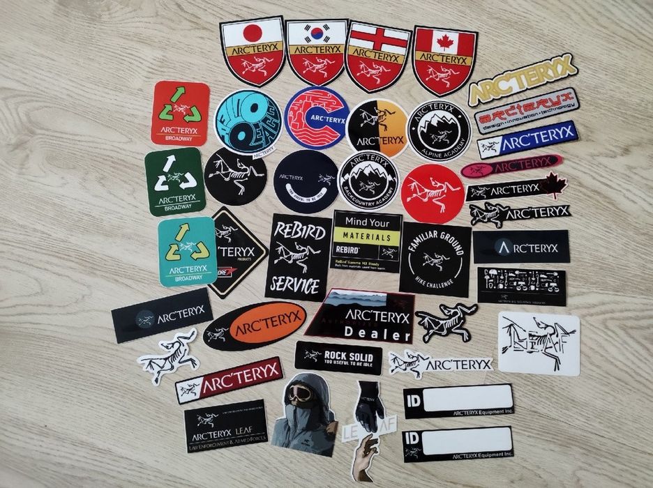Arc'Teryx Arcteryx Logo Sticker Set Pack RARE Vintage LEAF | Grailed