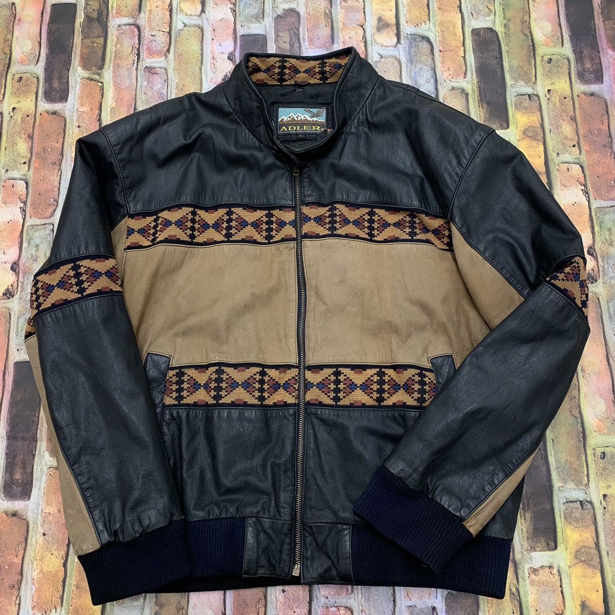 Adler × Vintage Vintage Adler western leather jacket | Grailed