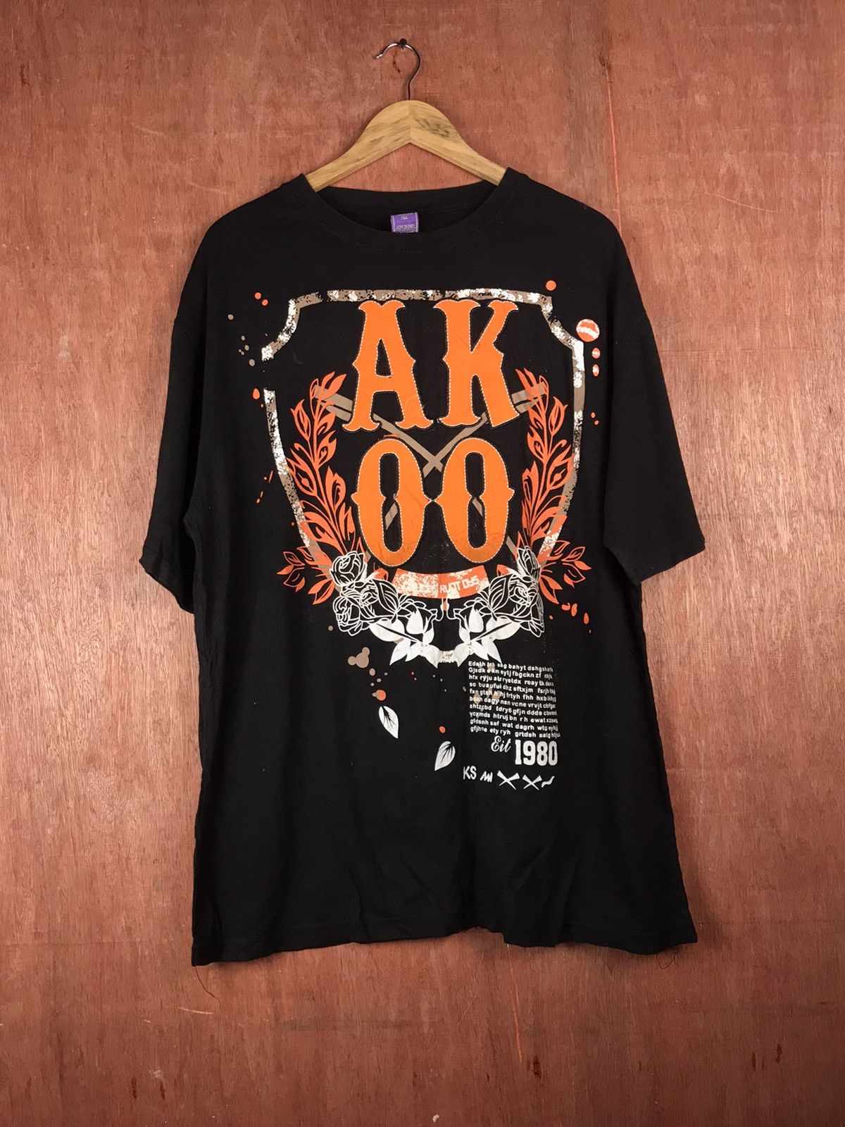 Akoo × Japanese Brand × Streetwear Akoo Embroidery Logo japan tee #2283 ...