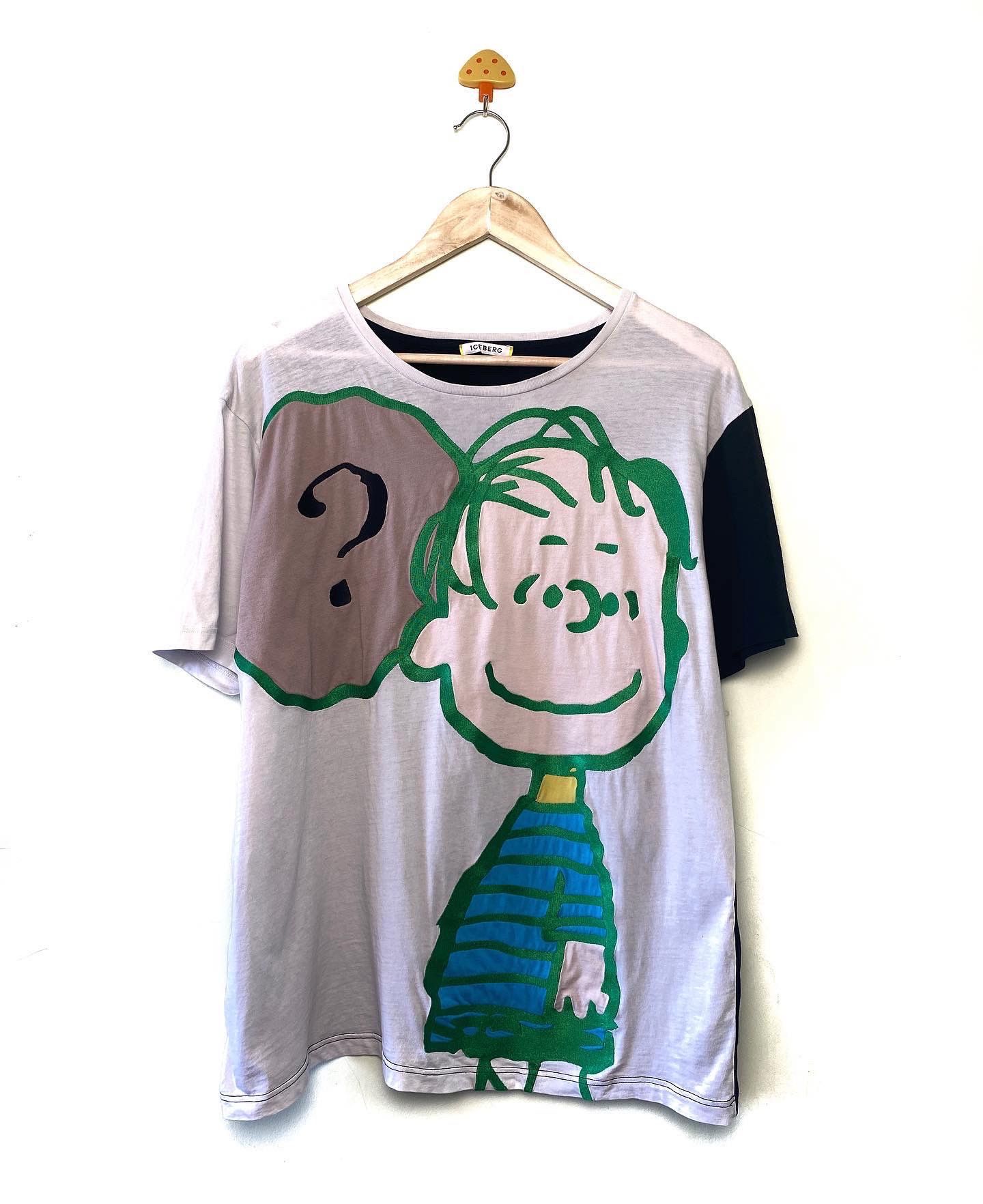 Iceberg Iceberg History Peanuts Linus Thought Cloud T-Shirt | Grailed