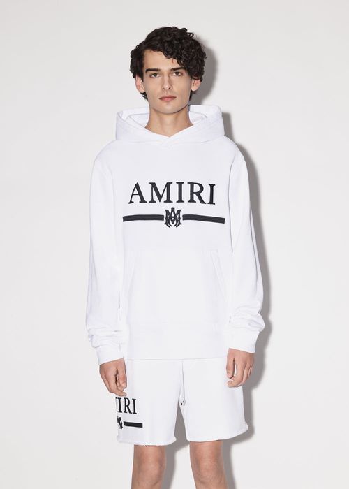 Amiri 🔥[SALE]🔥 Amiri MA Bar Embroidery White Hoodie | Grailed