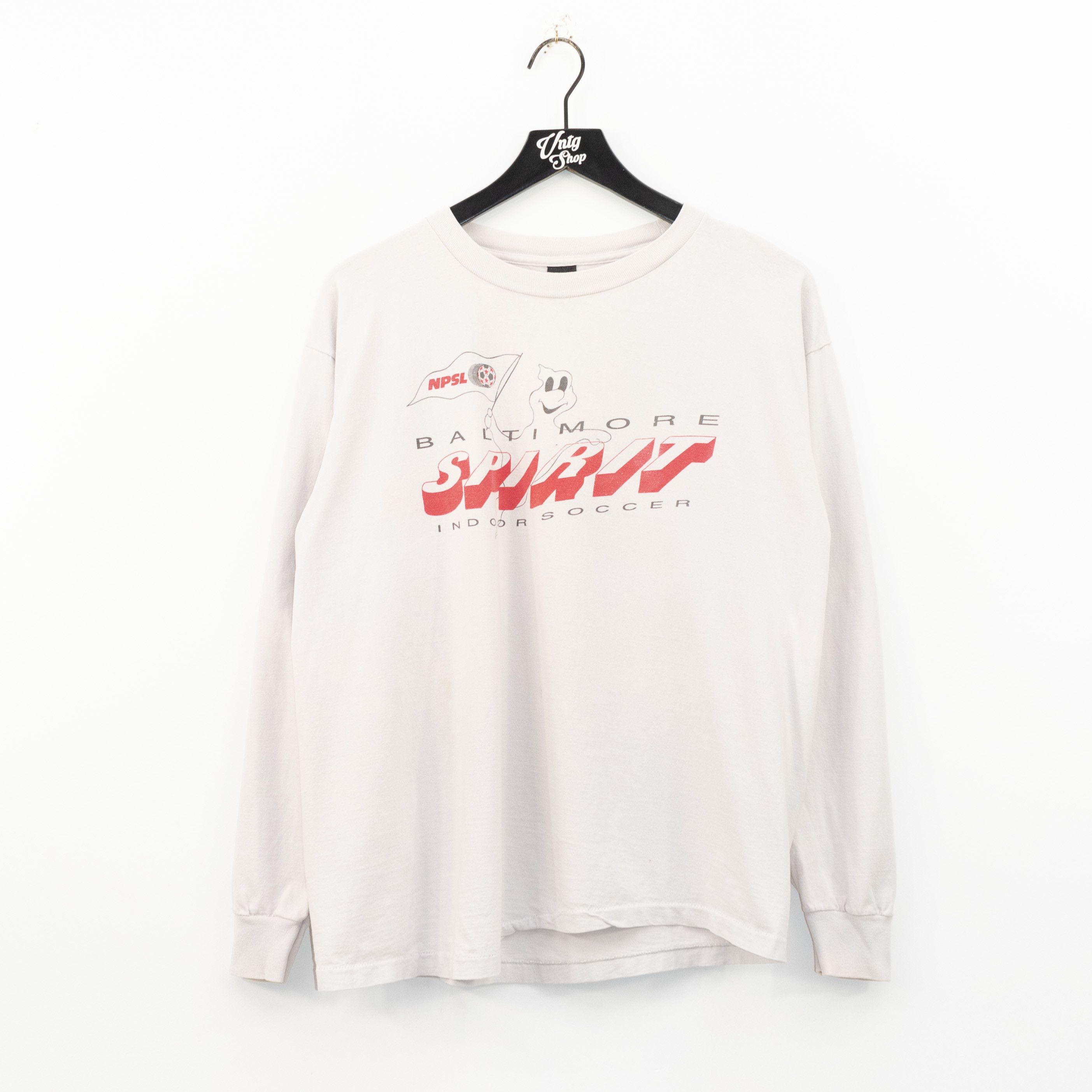 Vintage 80s Baltimore Spirit Indoor Soccer Long Sleeve T-Shirt | Grailed