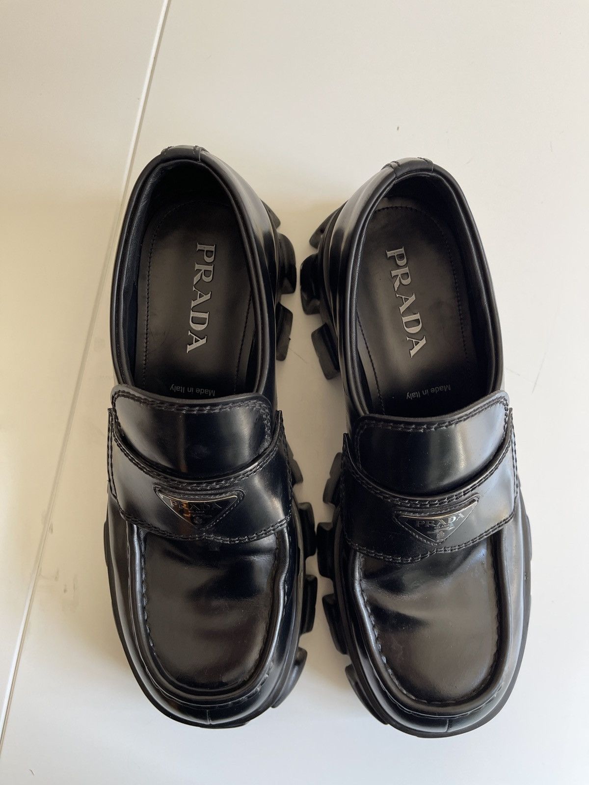 Prada Prada Chunky Monolith Loafer | Grailed