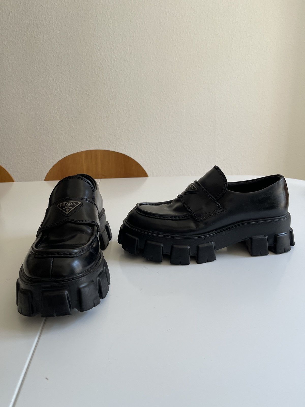 Prada Prada Chunky Monolith Loafer | Grailed