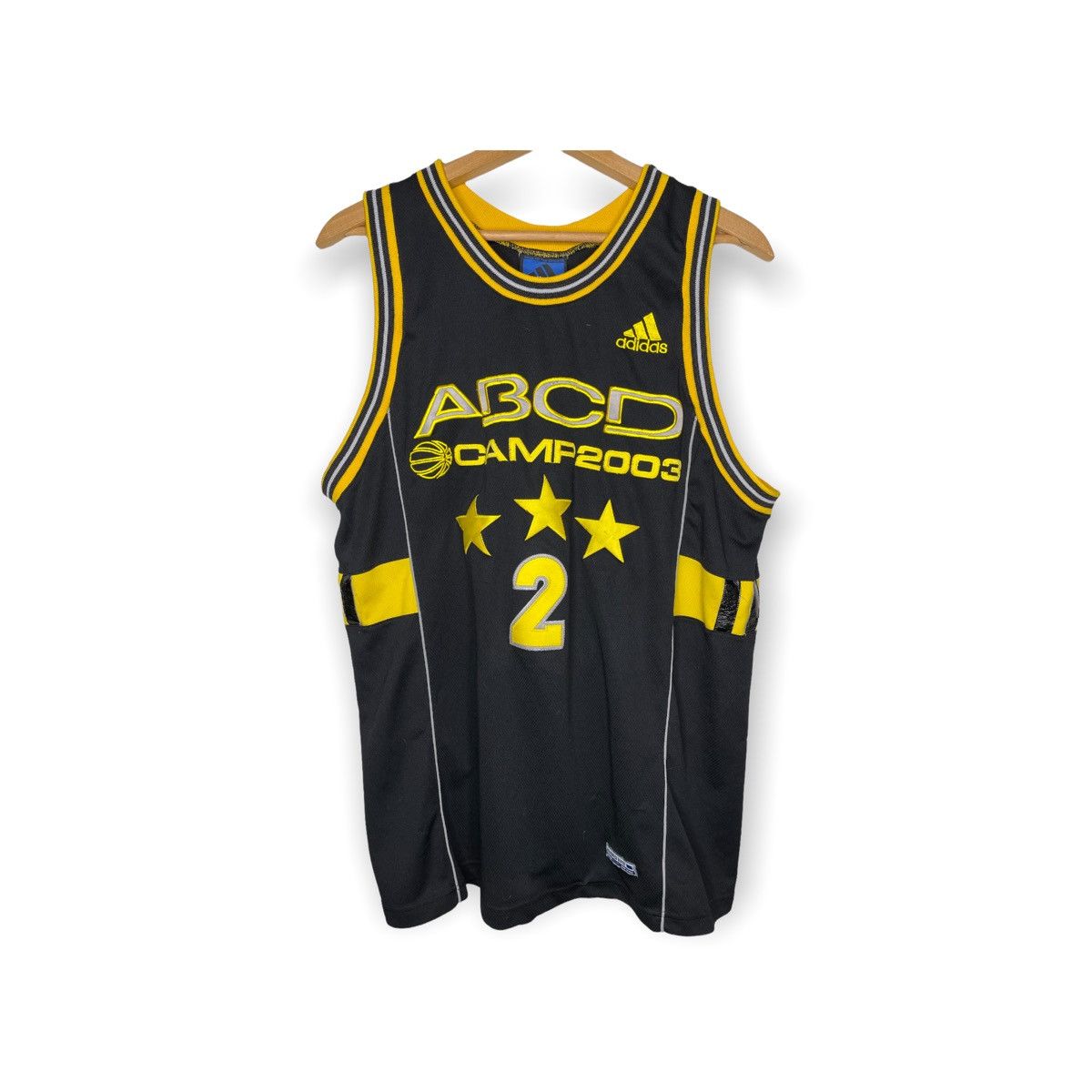 Adidas × Vintage Adidas ABCD 2003 Basketball Camp Jersey Sz Large | Grailed