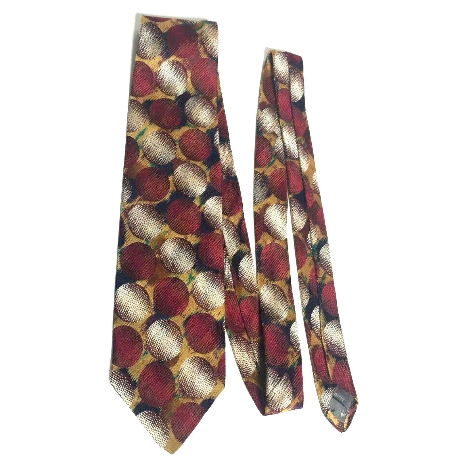 Robert Talbott Robert Talbott Best of Class Red Silver Gold Finest Silk Tie | Grailed