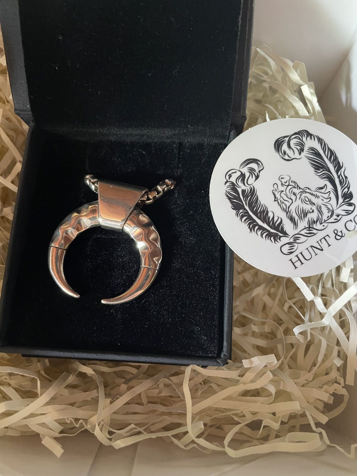 Sangiev Sangiev X Hunt & Co Double Tiger Tooth Chain Sterling Silver ...