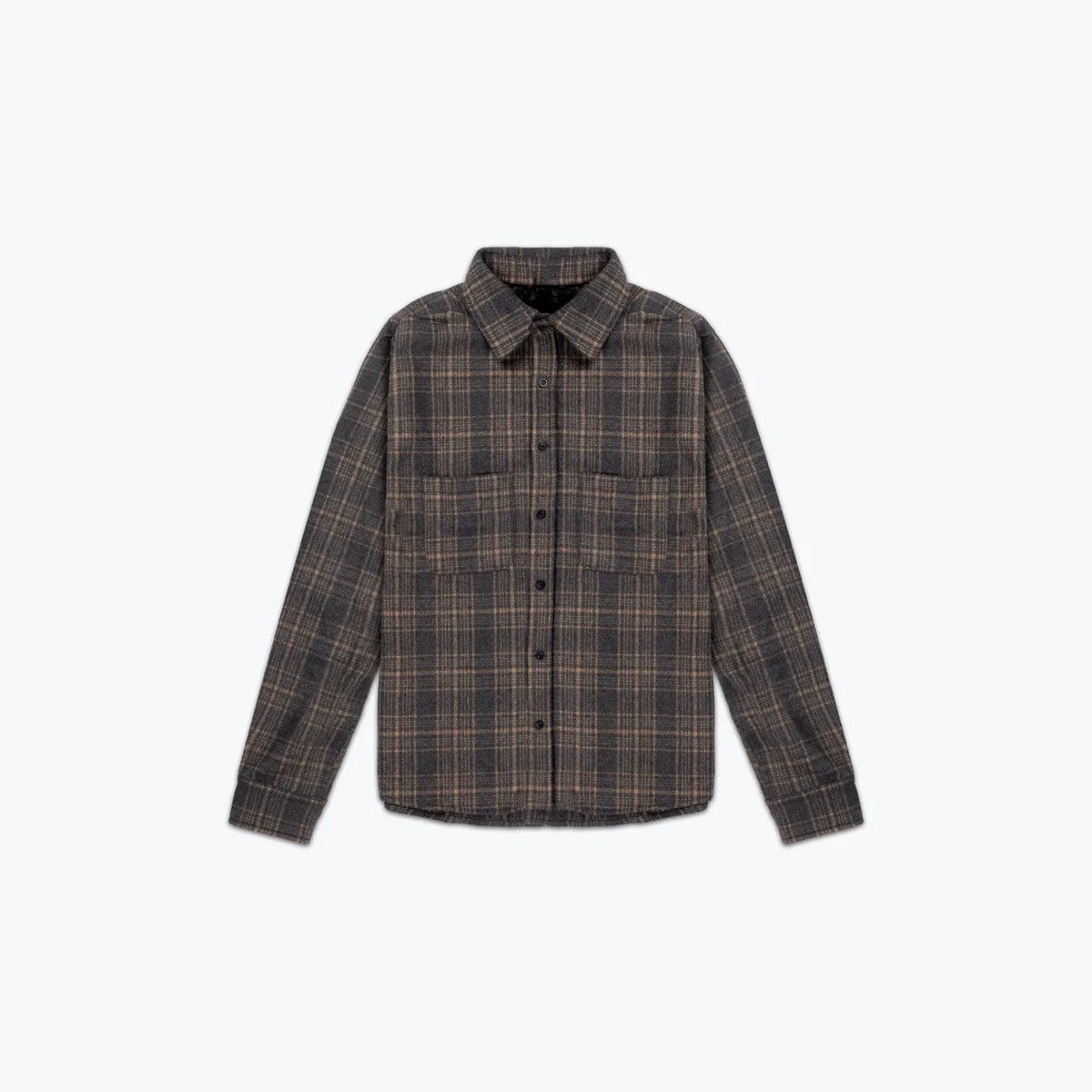 Richie Le Collection Oversized Premium Brushed Flannel - ROCK | Grailed