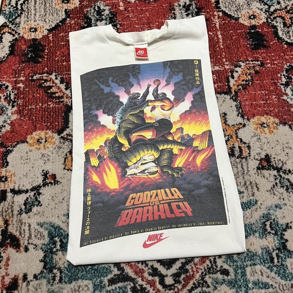 Nike Vintage Nike Charles Barkley vs Godzilla 1992 | Grailed