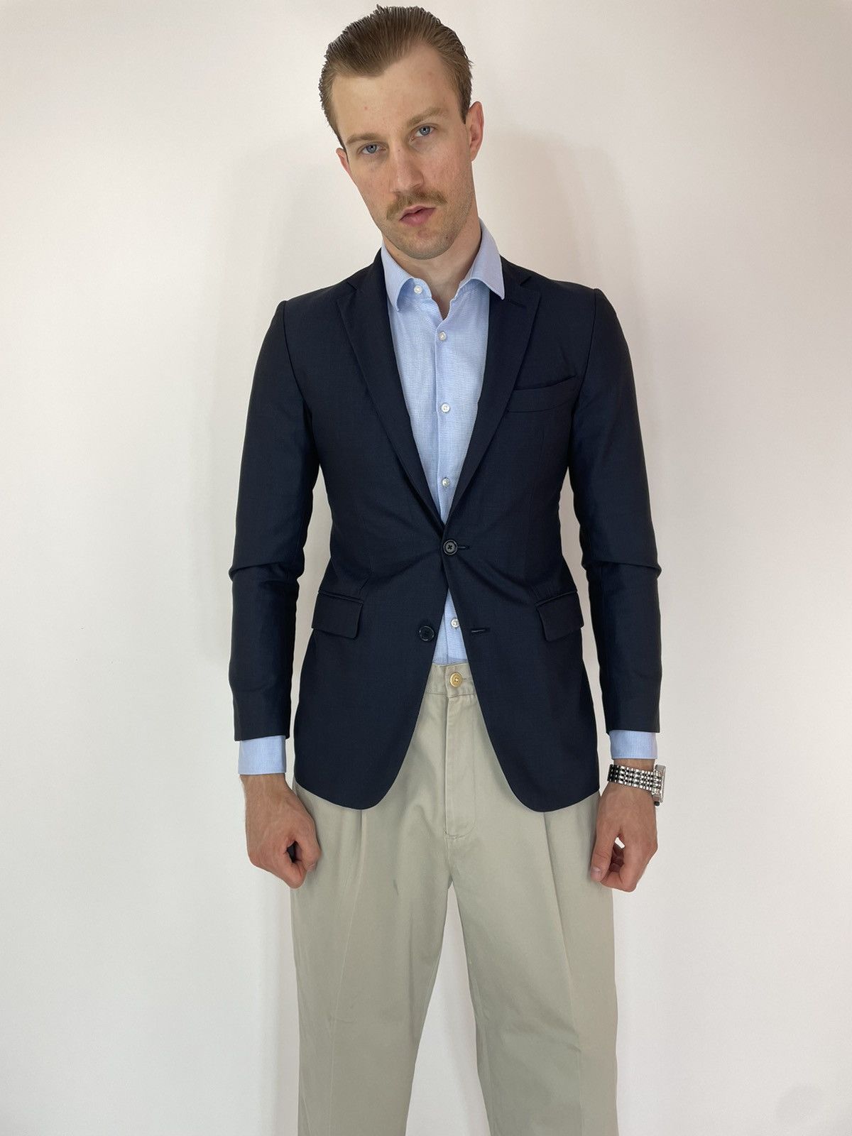 Luxury × Massimo Dutti × Streetwear Massimo Dutti Mens dress super 120 ...