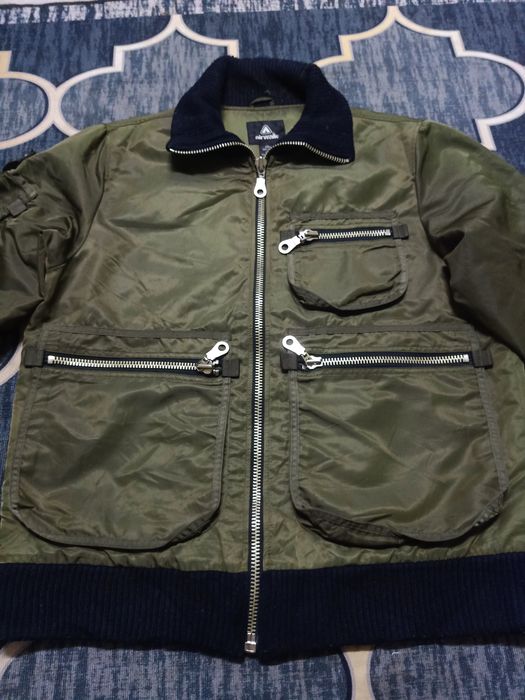 Military Utility Multipocket Airwalk thinsulate bombers Jacket | Grailed