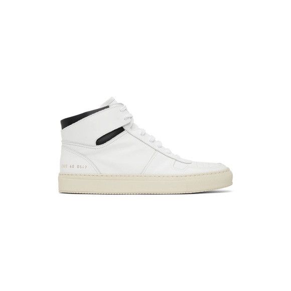 Common Projects Common Projects White & Black BBall High Sneakers | Grailed