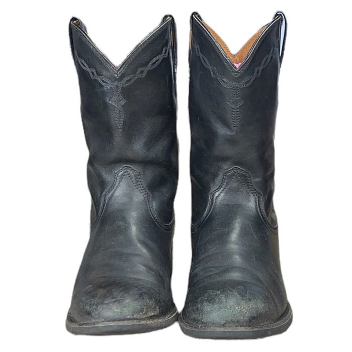 Ariat Black Heritage Roper Western Full Grain Leather | Grailed