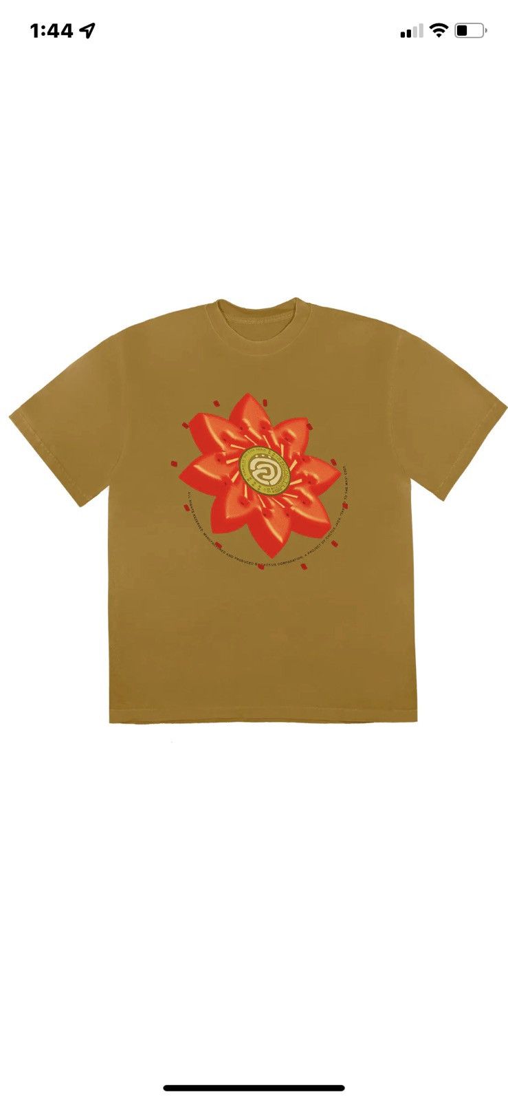 Travis Scott Travis Scott Flower Tee (2022) | Grailed