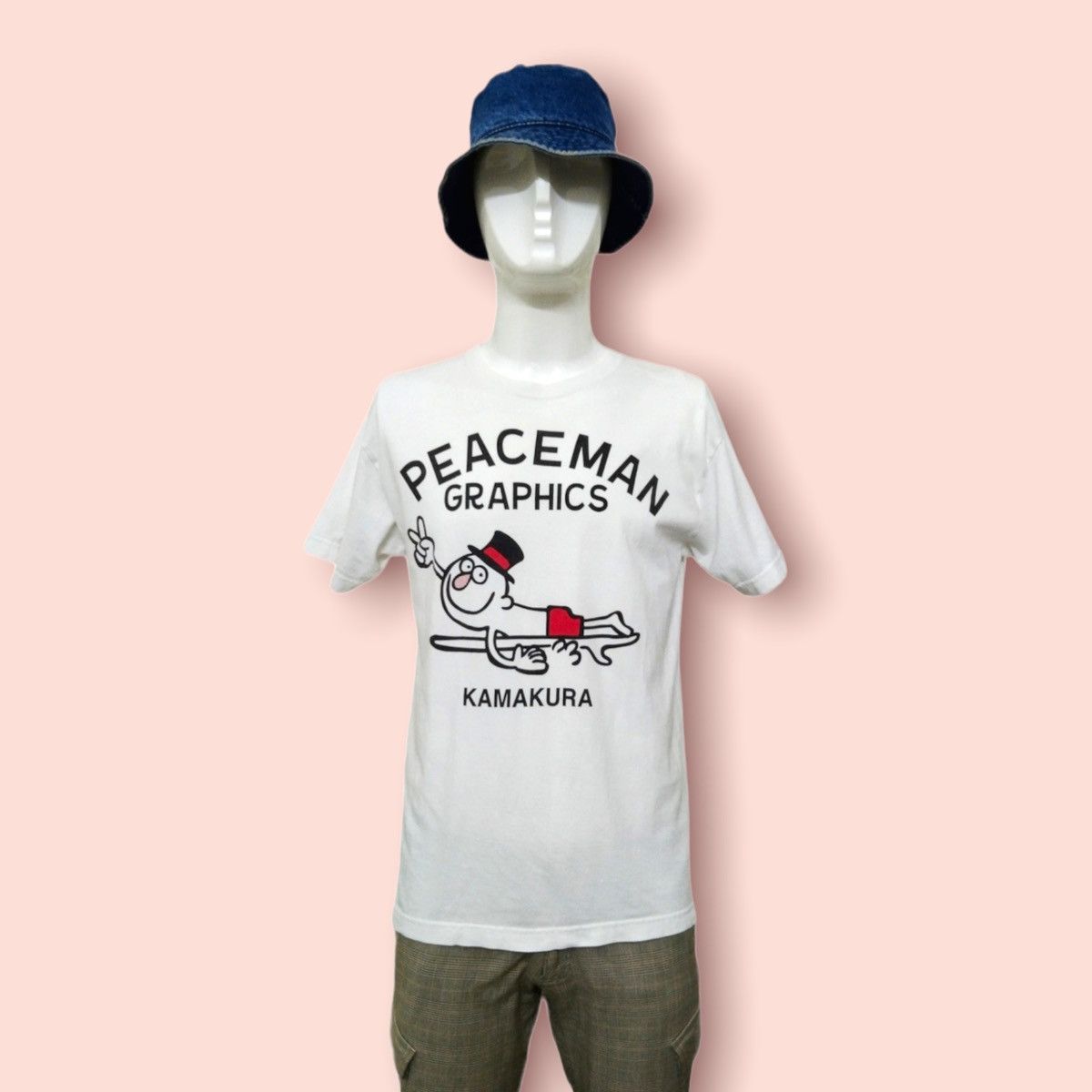 Vintage VINTAGE PEACEMAN GRAPHICS KAMAKURA | Grailed