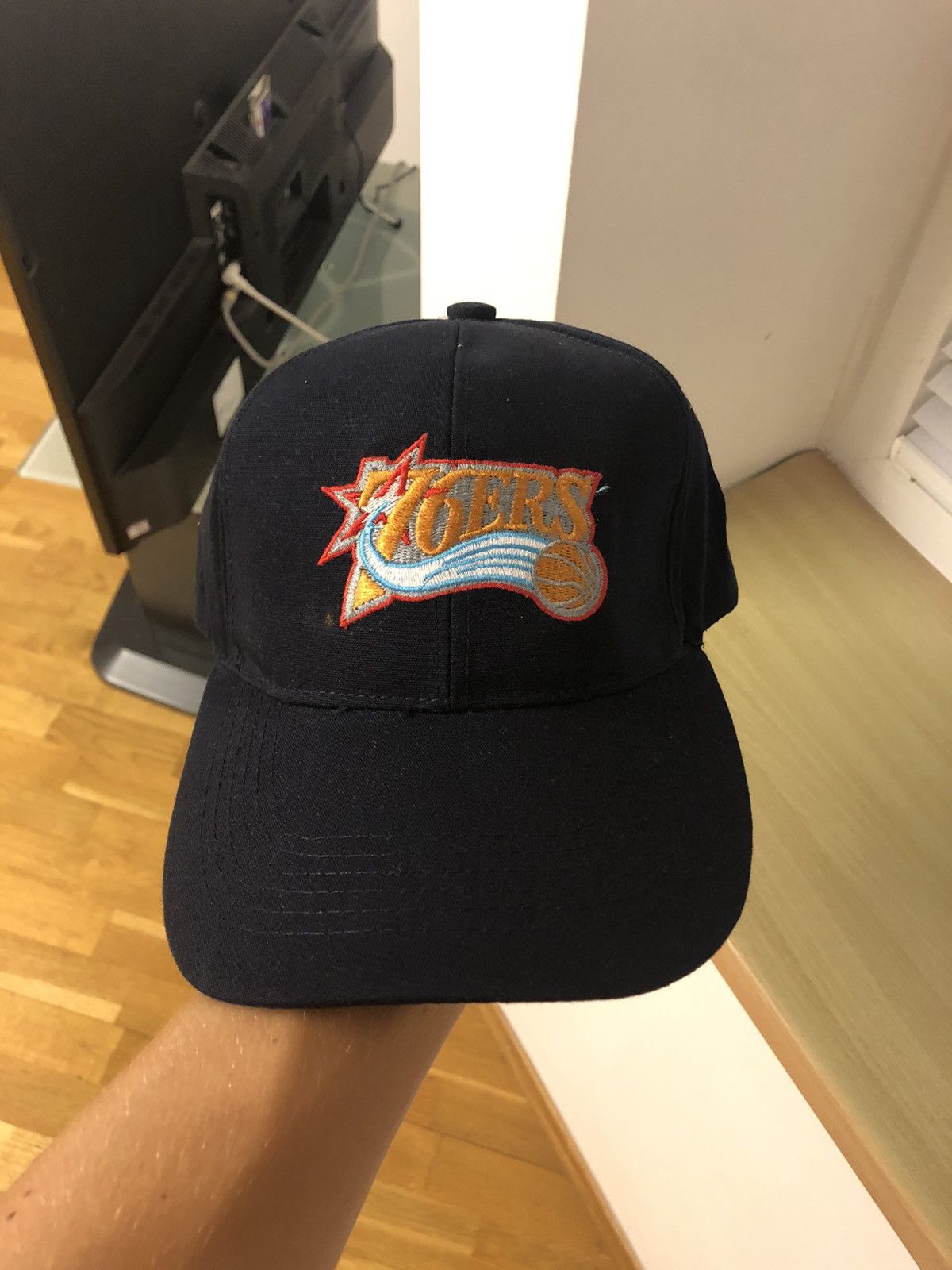 NBA × Vintage PHILADELPHIA 76ERS CLASSIC LOGO VINTAGE BASKETBALL HAT ...