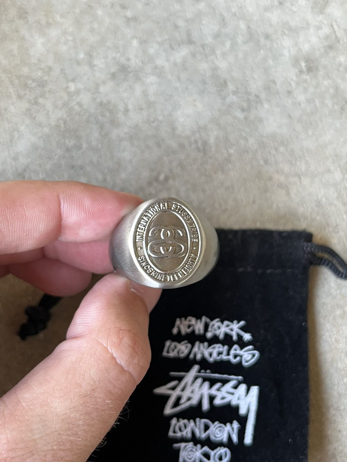 Stussy × Vintage Vintage Stussy Ring | Grailed