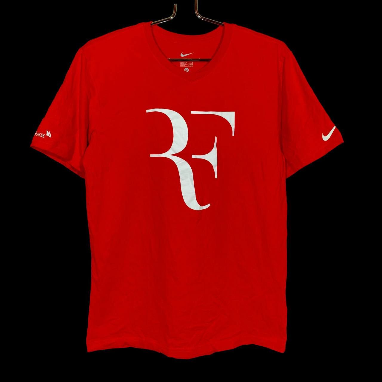 Nike × Sportswear × Streetwear Nike Roger Federer Red T-shirt | Grailed