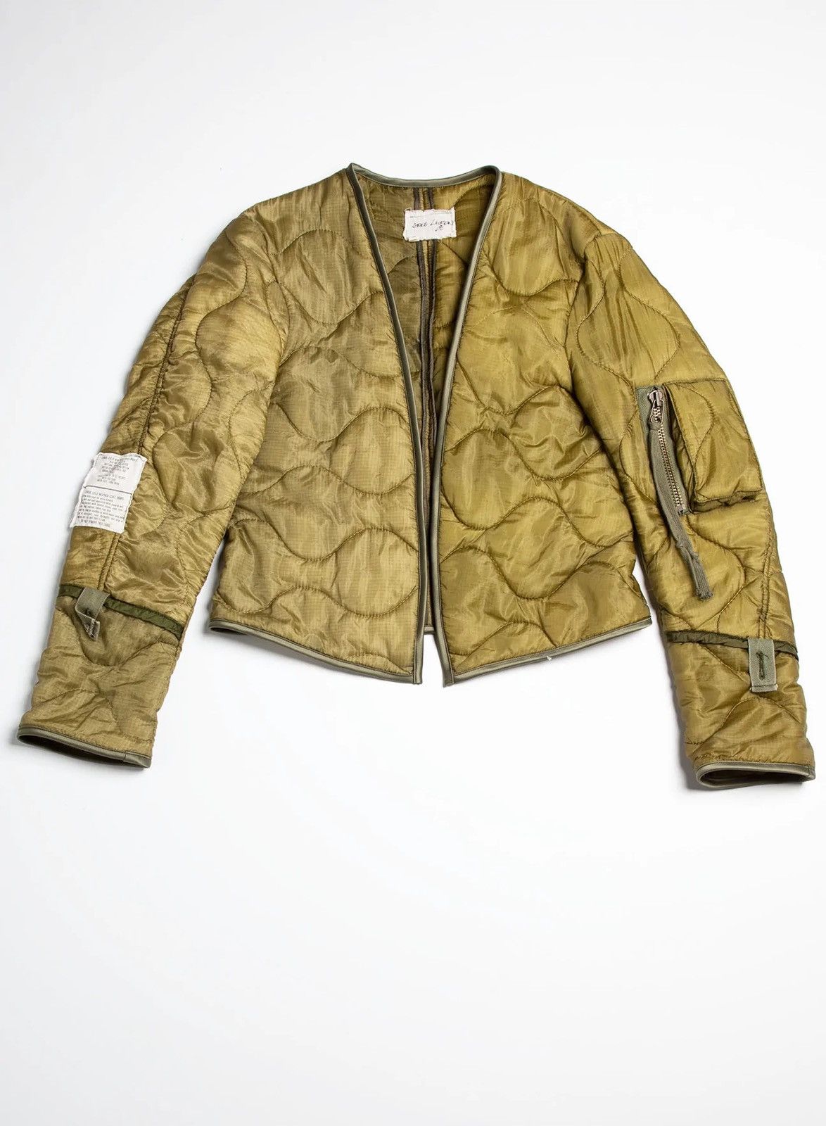 Greg Lauren QUILTED ARMY LINER CROPPED GL1 JACKET | Grailed