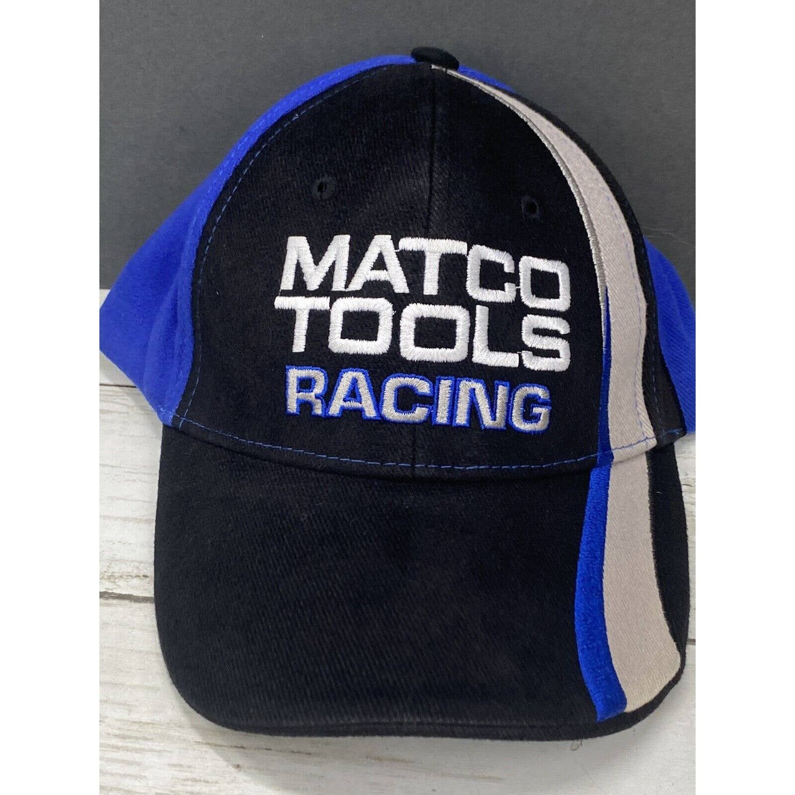Other Matco Tools Racing Logo Trucker Style Hat Black Blue Gray | Grailed
