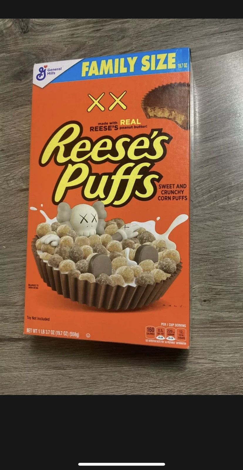 Kaws KAWS REESE’s PUFFS- RARE REESE’s PUFFS COLAB | Grailed